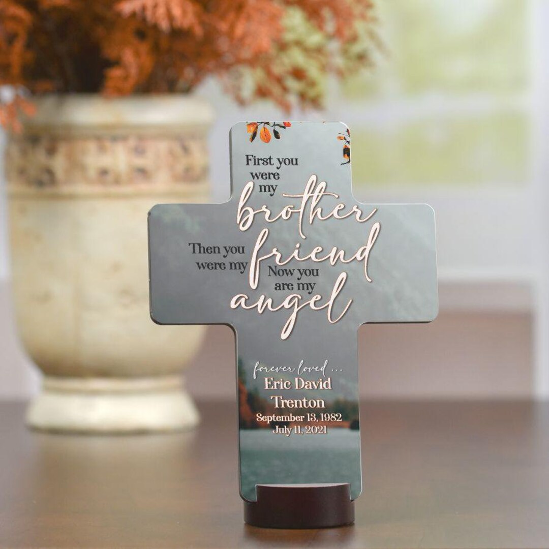 In Loving Memory of Brother Gifts Personalized Memorial Gifts for Loss ...