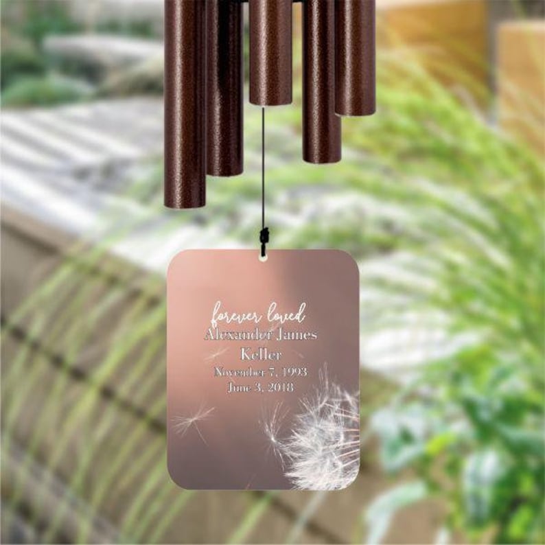 In Loving Memory Wind Chimes Memorial Wind Chimes Personalized Memorial ...