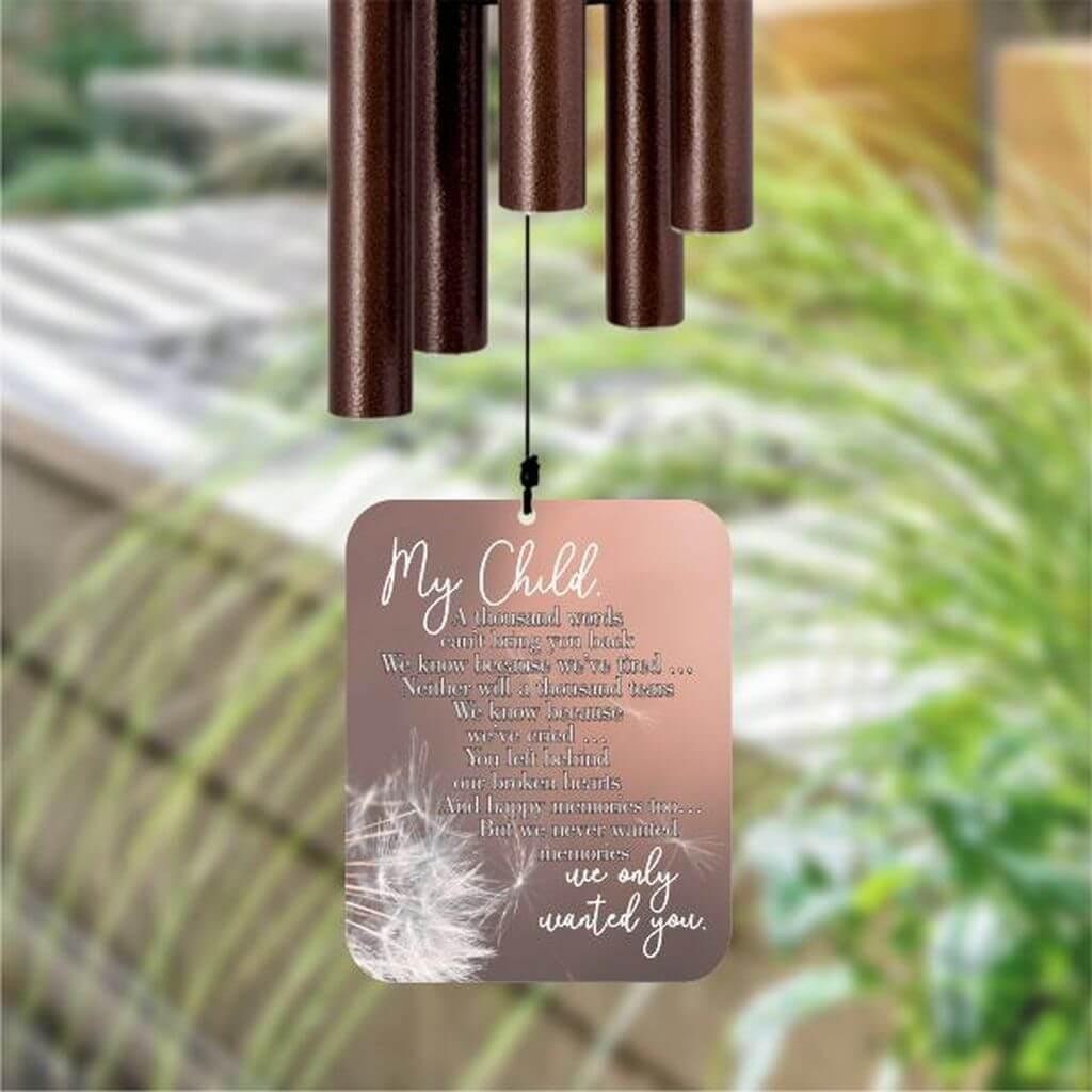 In Loving Memory Wind Chimes Memorial Wind Chimes Personalized Memorial ...