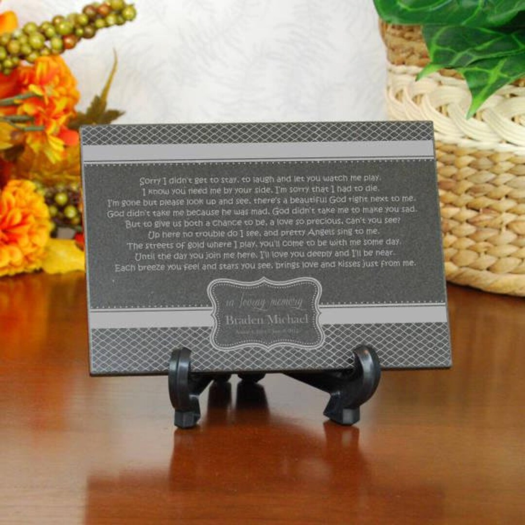 In Loving Memory of Child Gifts Personalized Memorial Gifts for Loss of ...