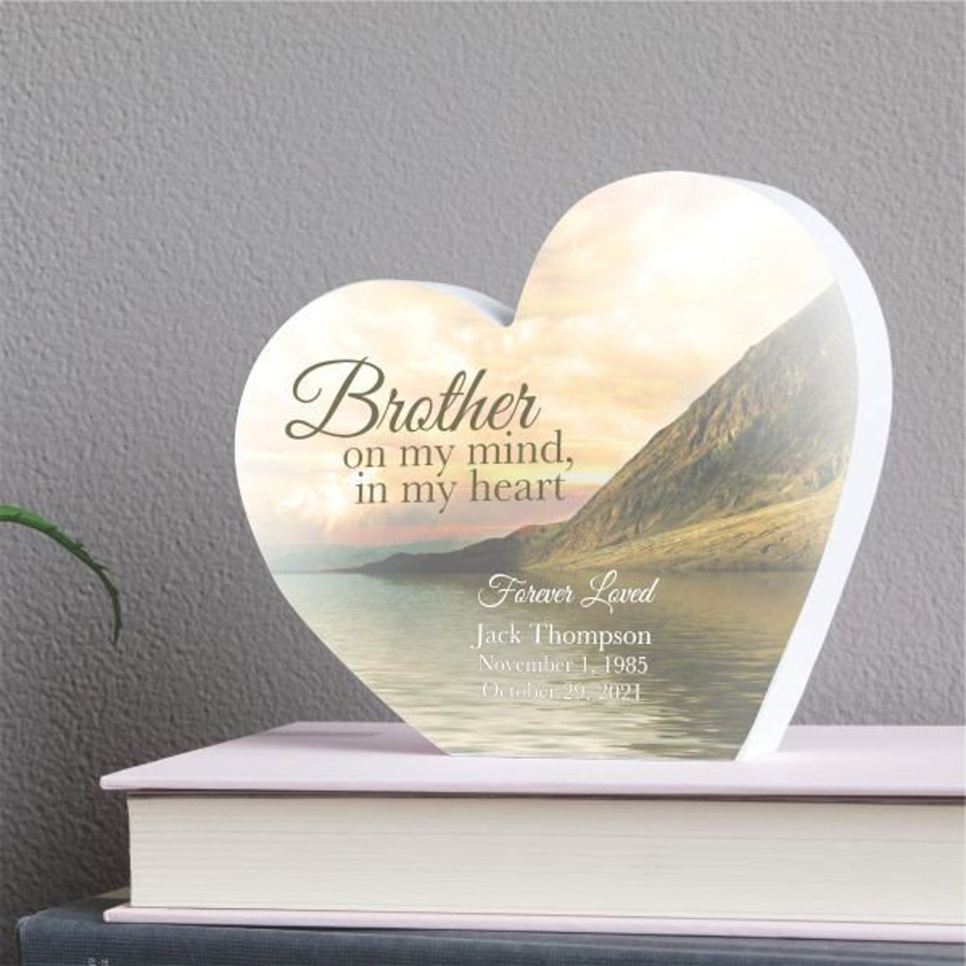 In Loving Memory of Brother Gifts Personalized Memorial Gifts for Loss ...