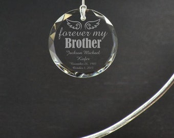 In Loving Memory of Brother Gifts Personalized Memorial - Etsy