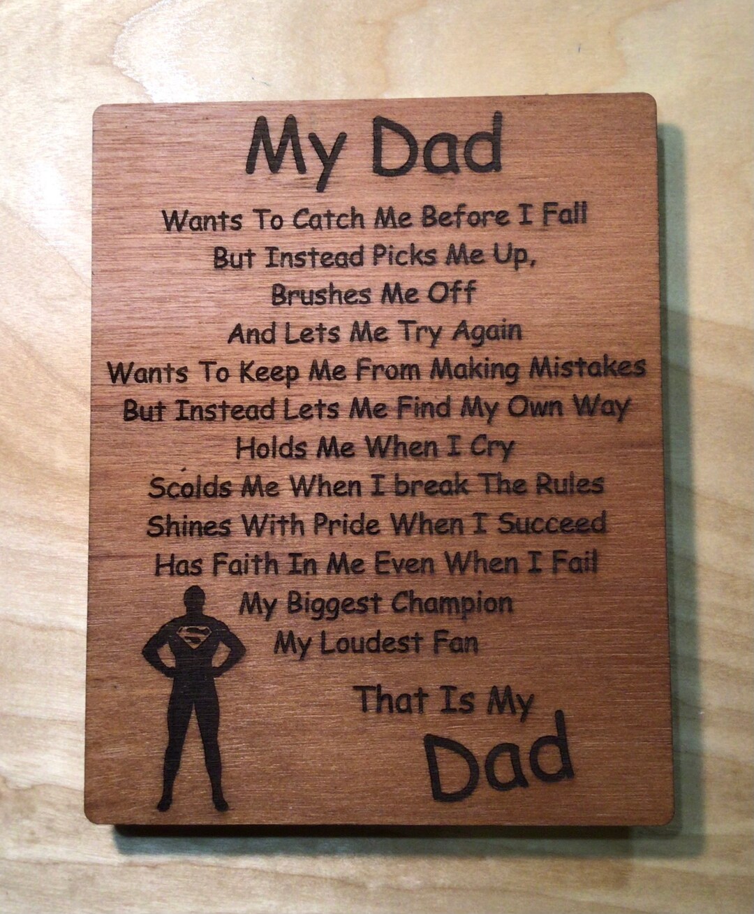 My Dad Sign, Happy Fathers Day Gift, Fathers Day Gift, I Love My Dad ...