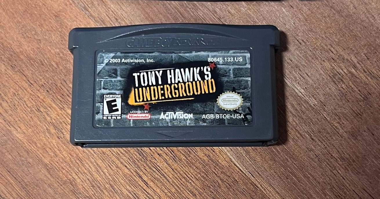 Vintage 2002 Gameboy Advance SP - Rare Clear Cobalt Blue Game System - Etsy