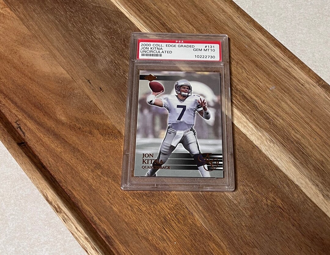 2000 Jon Kitna #131 Collector's Edge Graded - Uncirculated PSA Gem Mint ...