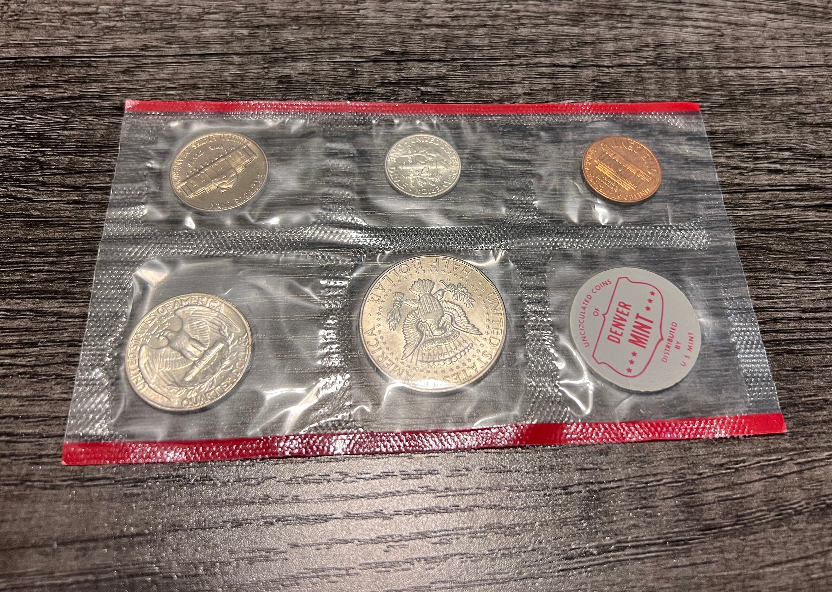 Uncirculated 1964 Denver Mint 5 Coin Set - United States - Etsy