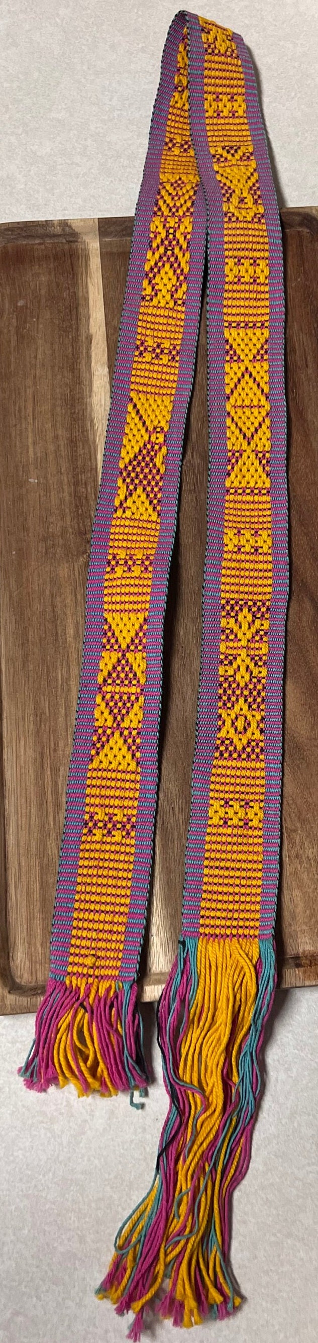 Vintage Hand-woven Backstrap Loomed Indigenous Mayan Faja Belt - Etsy