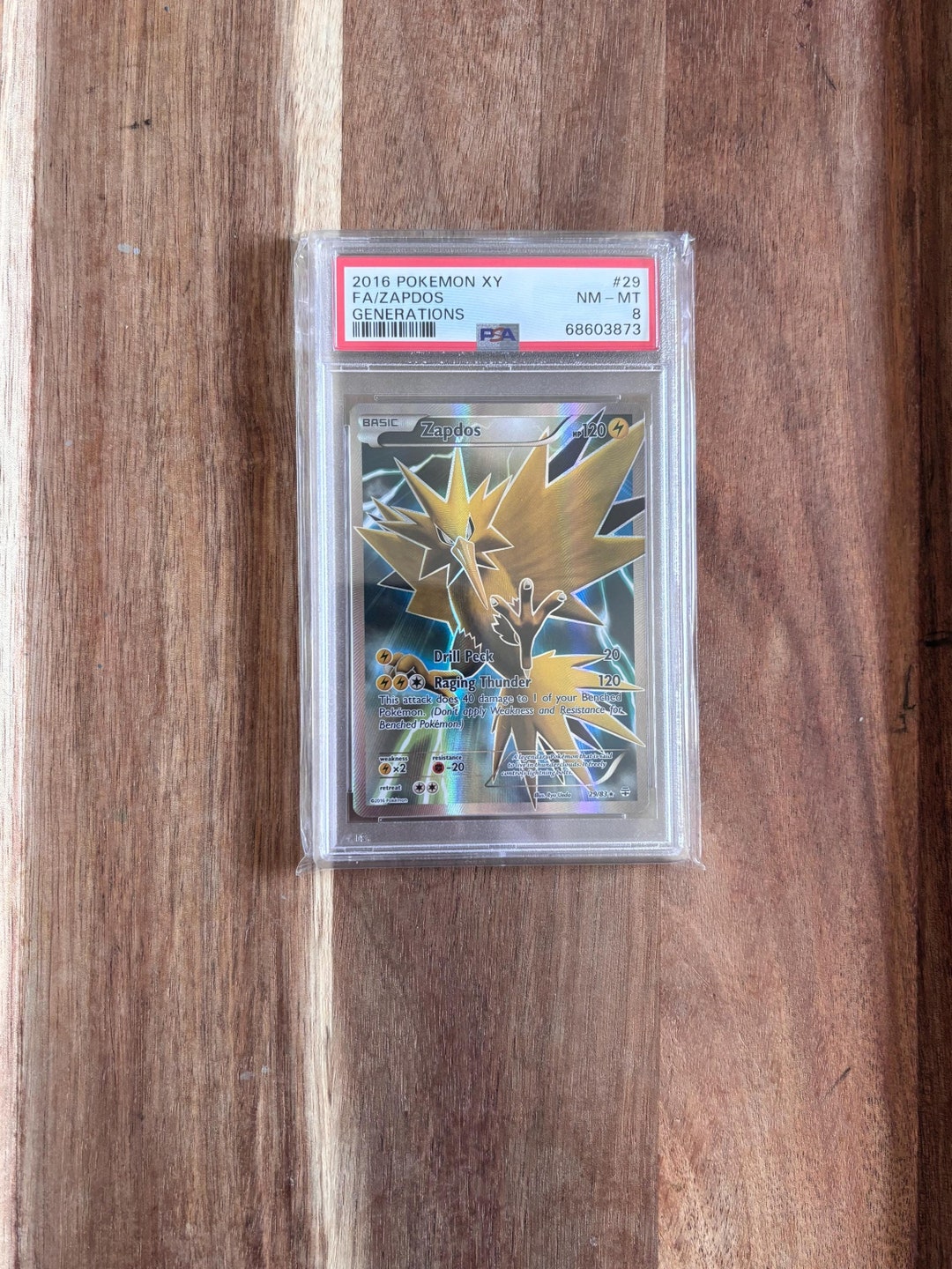 Zapdos Full Art Holographic XY Generations Pokémon PSA 8 – Rare ...