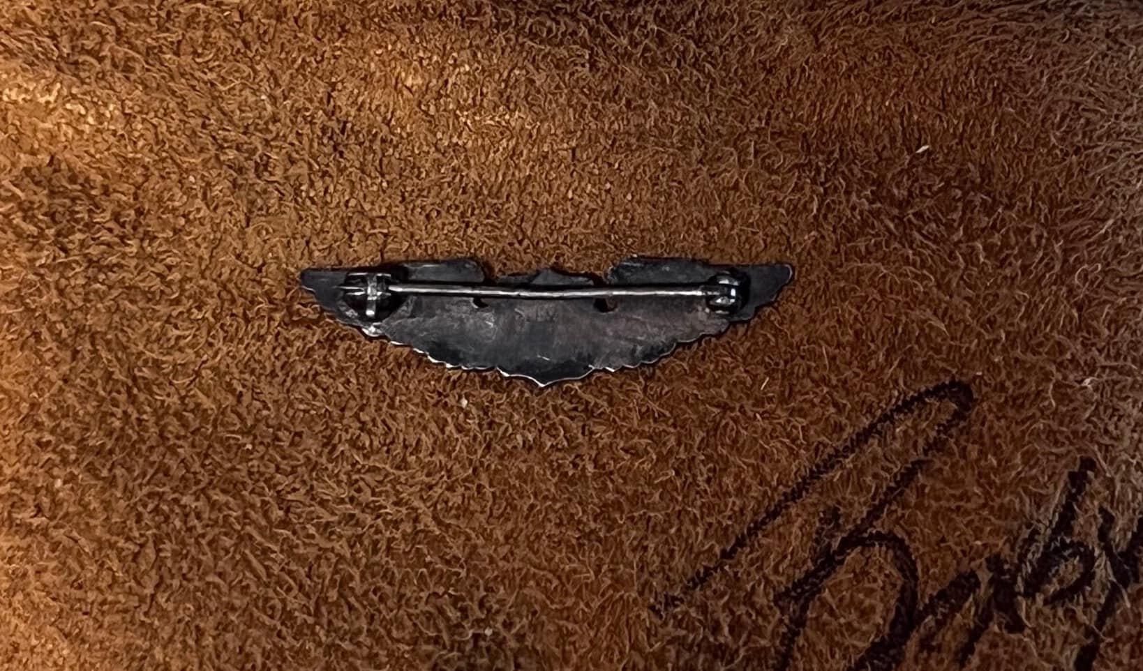 WWII Air Force Aviator Pilot Wings Sterling Silver Insignia Lapel Pin ...