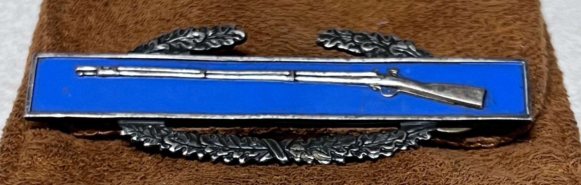 WWII Sterling Silver Combat Infantryman Marksman Rifle Badge - A Heroic ...