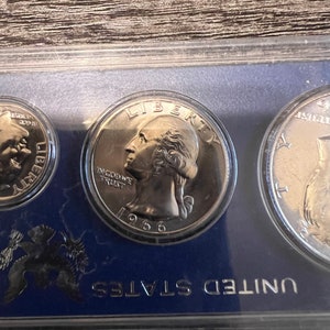 1966 Special Mint Set 5 Coins With 40% Silver Half Dollar - Collectible ...