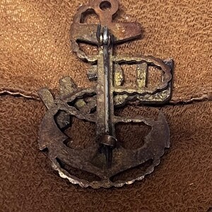 Vintage WWII USN Cheif Petty Officer Anchor & Rope Emblem - Etsy