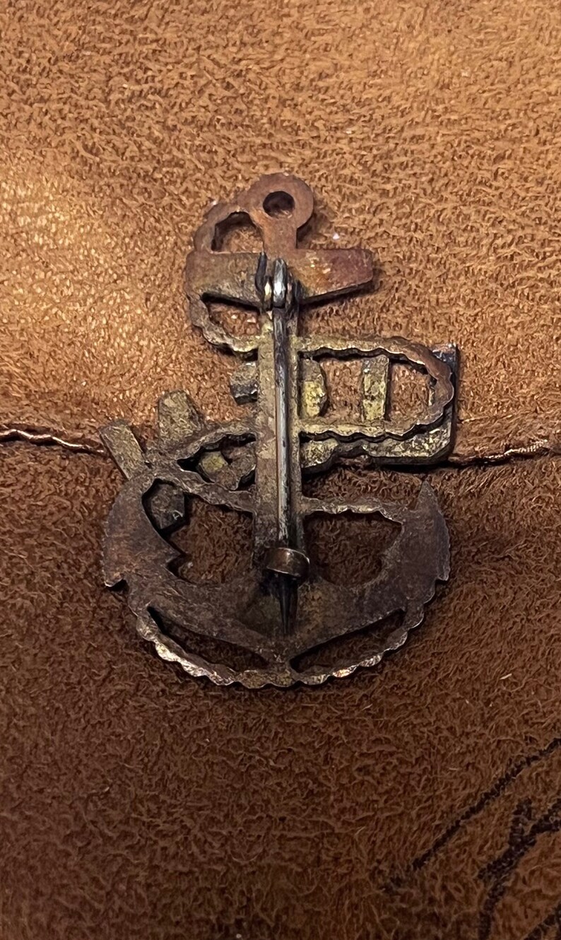 Vintage WWII USN Cheif Petty Officer Anchor & Rope Emblem - Etsy