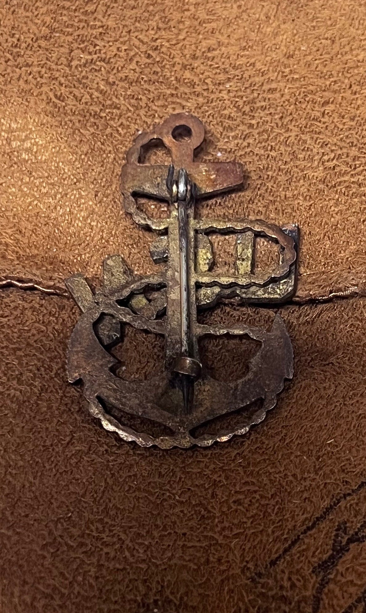 Vintage WWII USN Cheif Petty Officer Anchor & Rope Emblem - Etsy