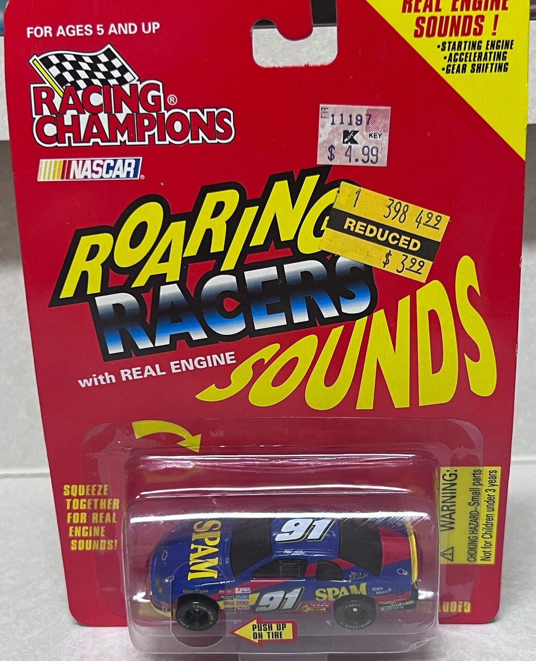 Racing Champions 1997 Edition Roaring Racers 91 Spam Real - Etsy