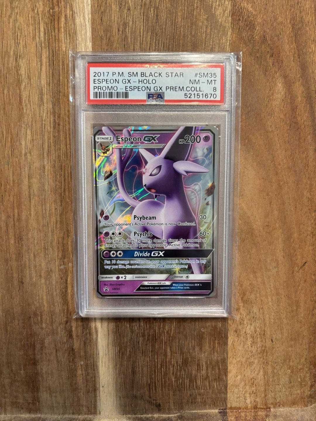 Espeon GX Black Star Promo Ultra Premium Collection PSA 8 – High-grade ...