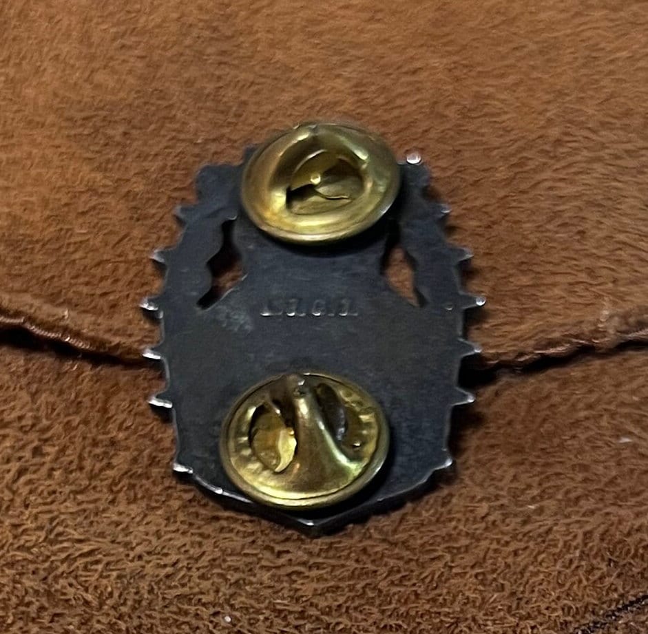 Vintage US Army ROTC Garrison Large Silver Hat Badge - Etsy