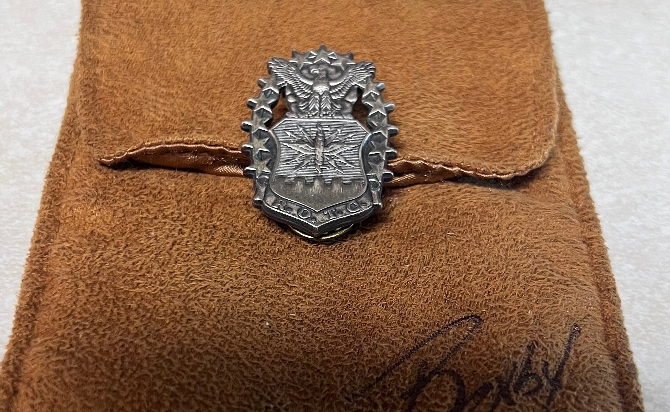 Vintage US Army ROTC Garrison Large Silver Hat Badge - Etsy