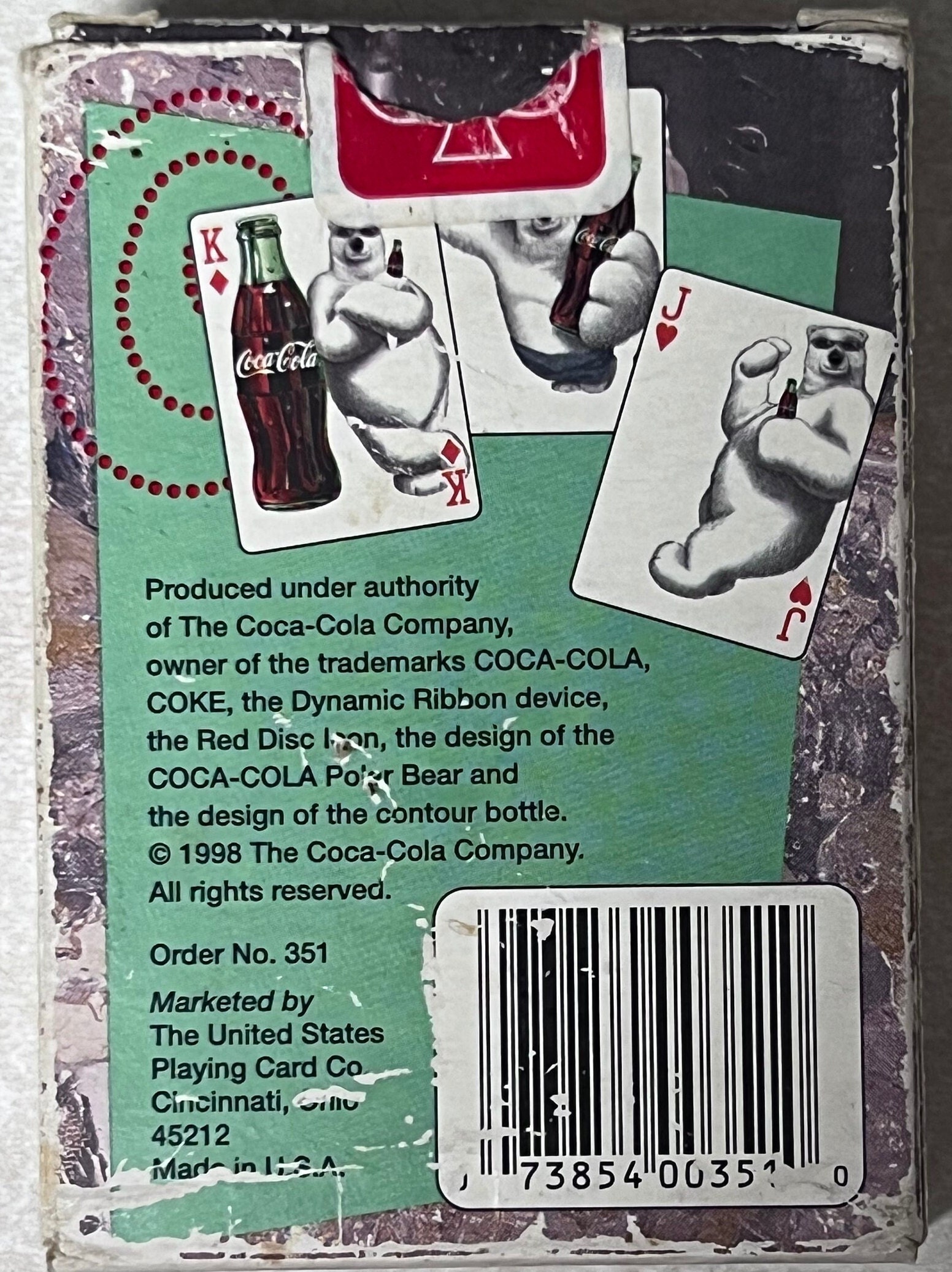 Vintage 1998 Coca-cola Playing Cards Timeless Refreshment in - Etsy