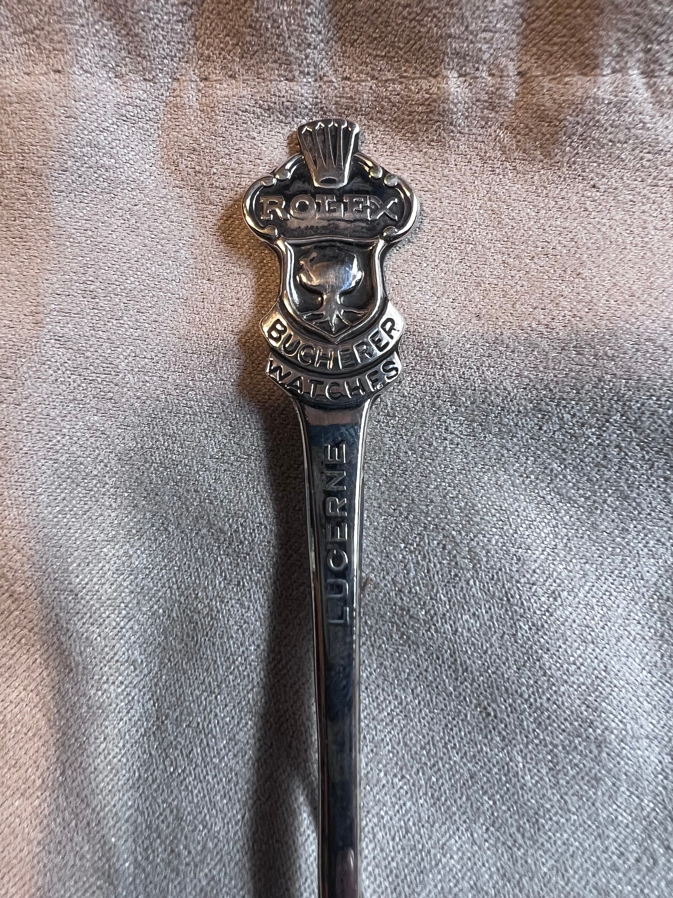 Vintage Rolex B 100 12 Bucherer Switzerland Souvenir Spoon: A Timeless ...