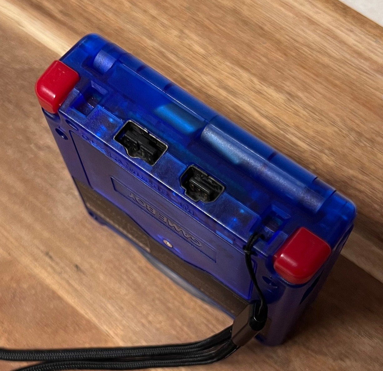 Vintage 2002 Gameboy Advance SP - Rare Clear Cobalt Blue Game System - Etsy