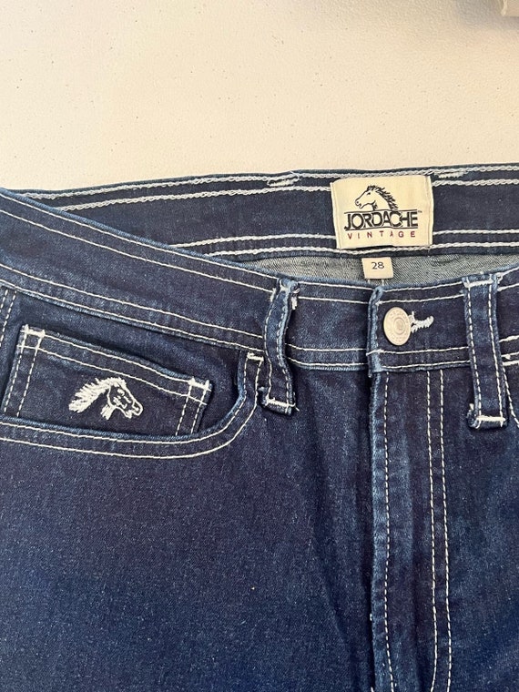 Vintage Jordache 70s 80s Horse Head Logo Straight Raw… - Gem