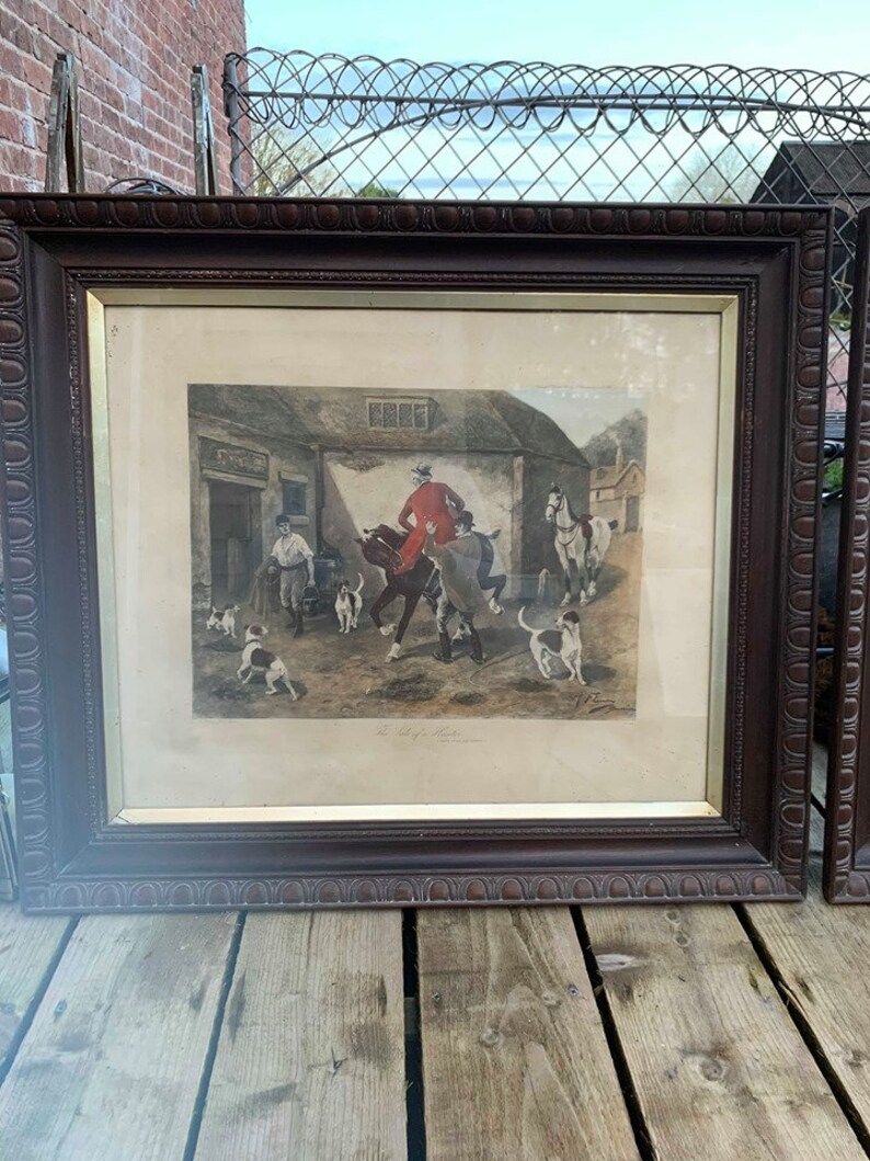 Set of 4 Large Hunting Prints / Artwork / Set/ Pictures - Etsy