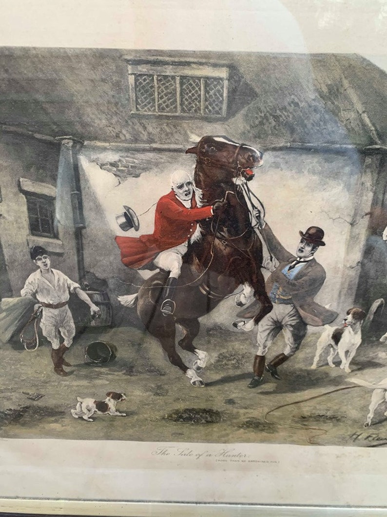 Set of 4 Large Hunting Prints / Artwork / Set/ Pictures - Etsy