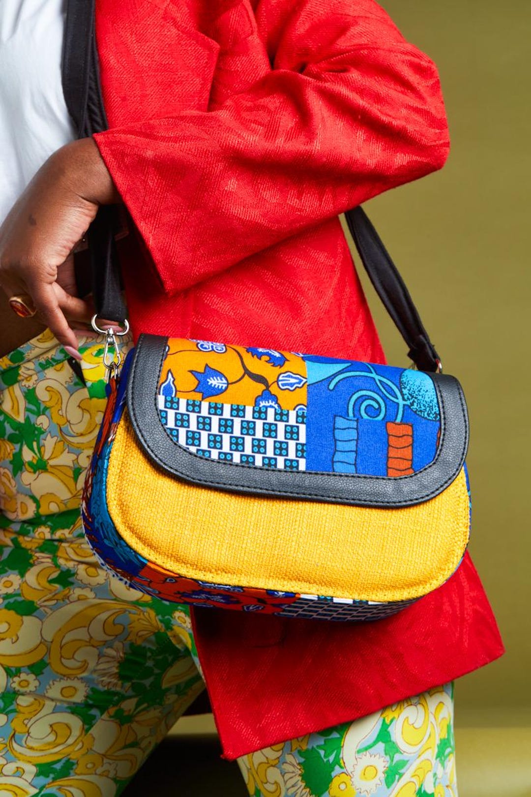 African Print Bag | Handmade Crossbody | Ankara Bag |festival Purse ...