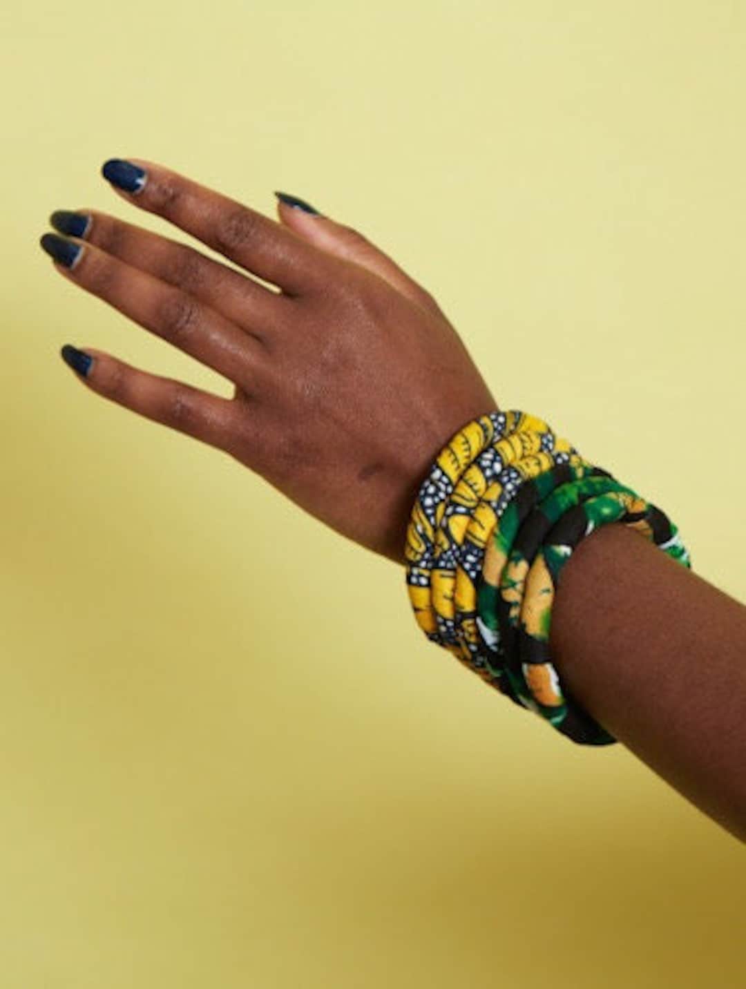 Handmade Bangles Set of 3 Statement Bracelets Perfect Gift for Her ...