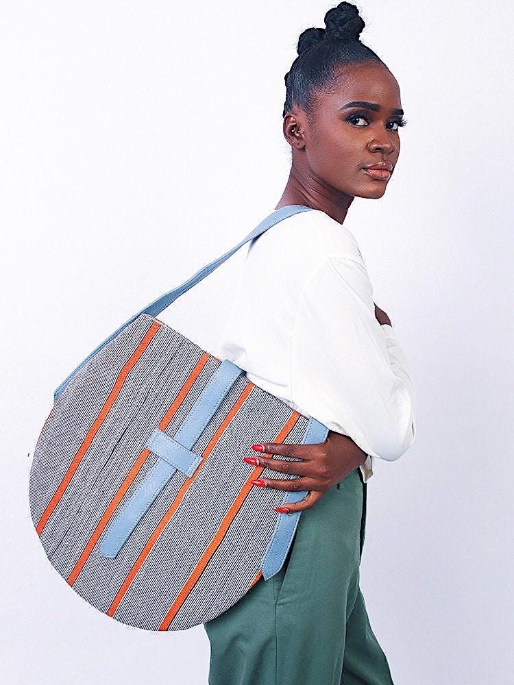 Akoa Handcrafted African Prints Bag | Statement Wax Print Bag | Stylish ...