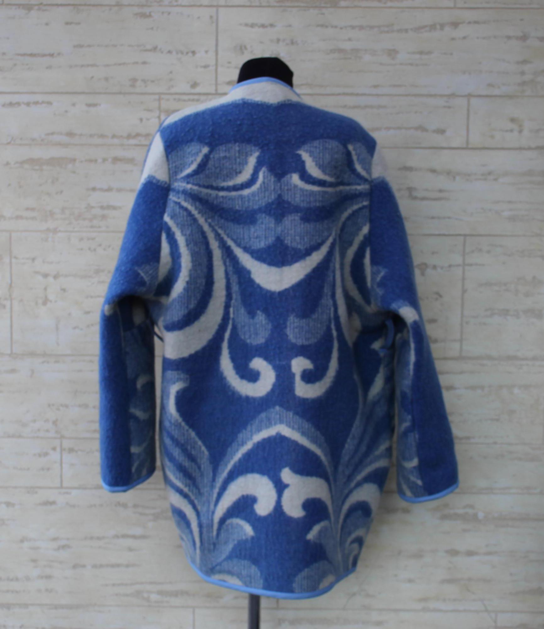 Blanket Jacket Oversize,handmade Wool Blanket Jacket,capote Coat ...