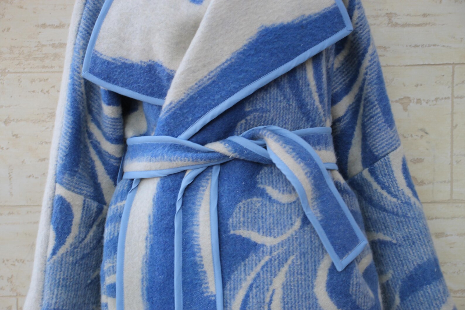 Blanket Jacket Oversize,handmade Wool Blanket Jacket,capote Coat ...