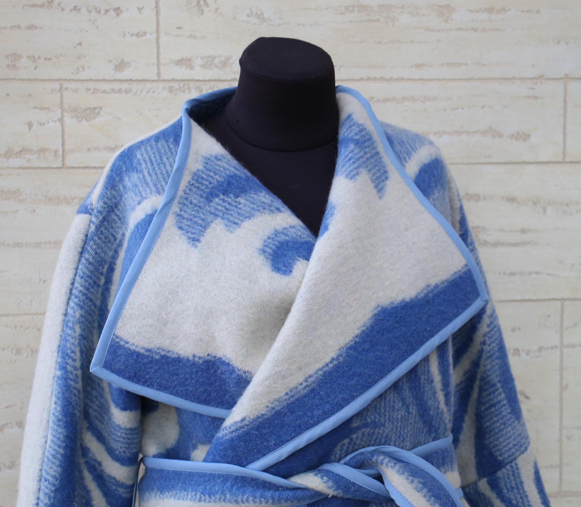 Blanket Jacket Oversize,handmade Wool Blanket Jacket,capote Coat ...