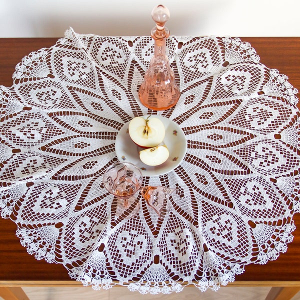 Lace Tablecloth - Etsy