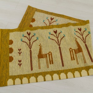 Vintage Swedish Wall Hanging Tapestry From Eva Nemeth, Handwoven ...