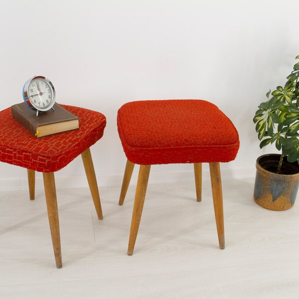 Mid Century Stool - Etsy