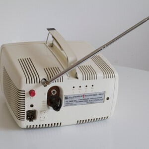 Small portable television 80s mini tv Space Age vintage | Etsy