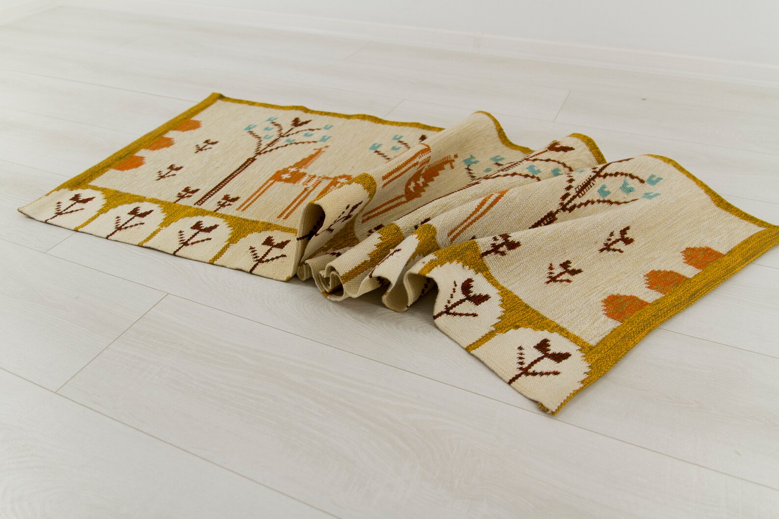 Vintage Swedish Wall Hanging Tapestry From Eva Nemeth, Handwoven ...