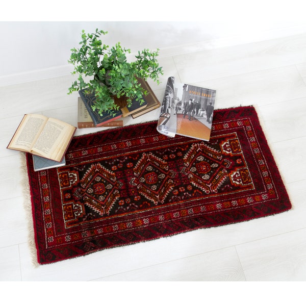 Red Persian Rug - Etsy