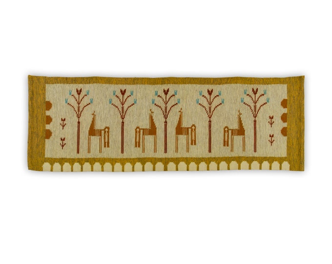 Vintage Swedish Wall Hanging Tapestry From Eva Nemeth, Handwoven ...