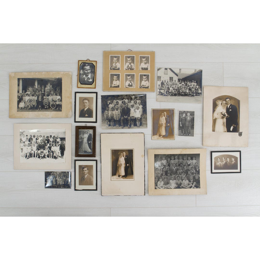 Vintage Photo Collection: Antique Family Photos, Cabinet Cards, Black ...