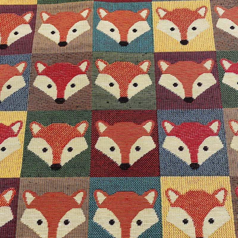 Fox Fabric - Etsy