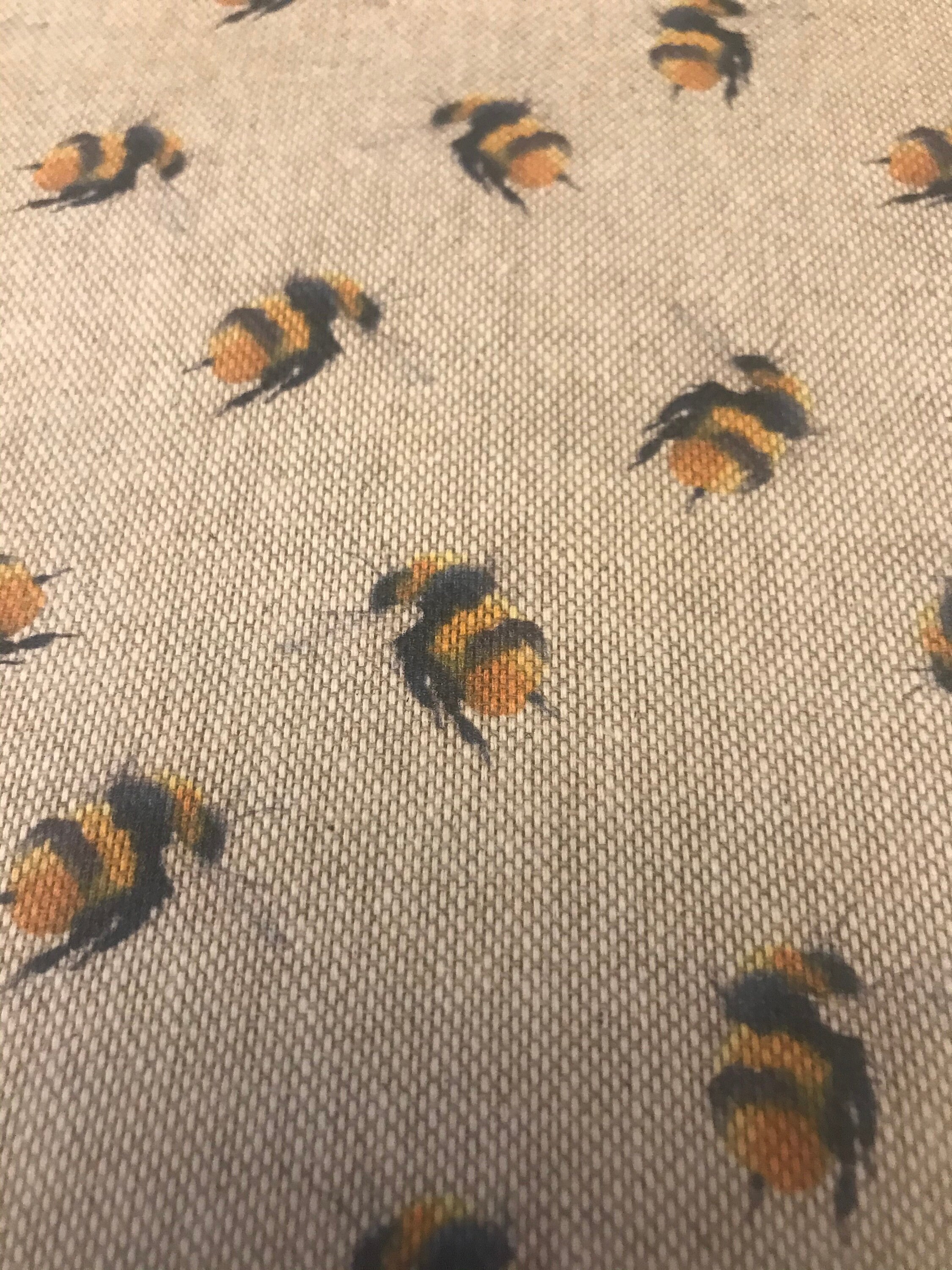 Mini Bumblebee Fabric Linen Look - Etsy