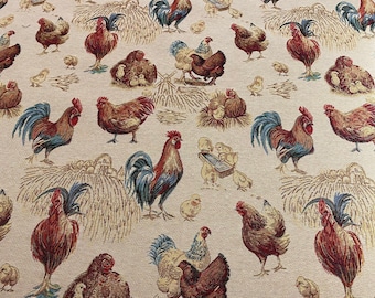 Chicken Fabric - Etsy