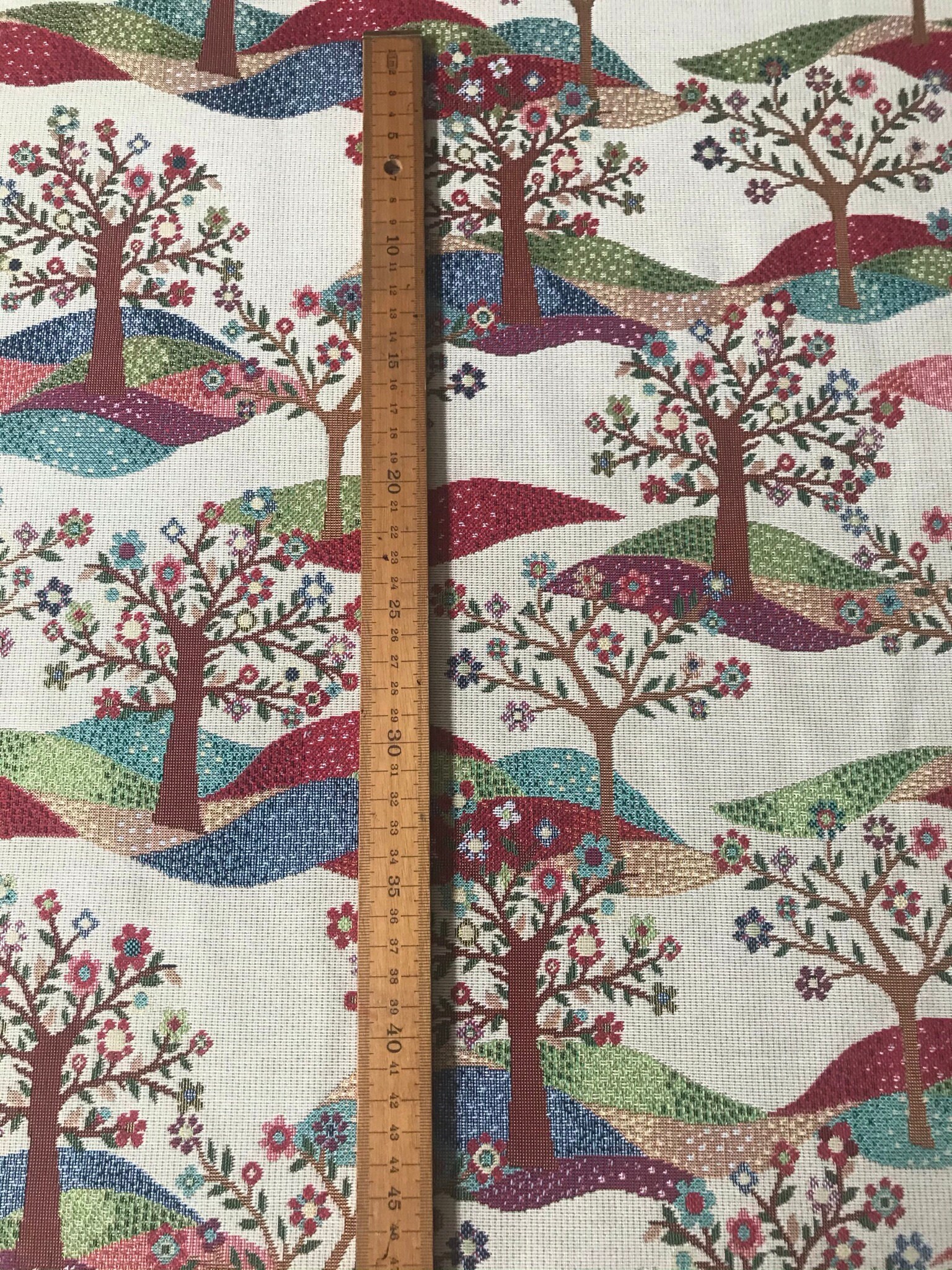 Tree of Life Woven Tapestry Fabric - by the Metre - Etsy UK