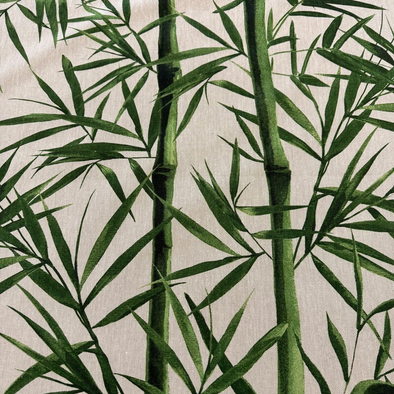 Bamboo Print Fabric - Etsy