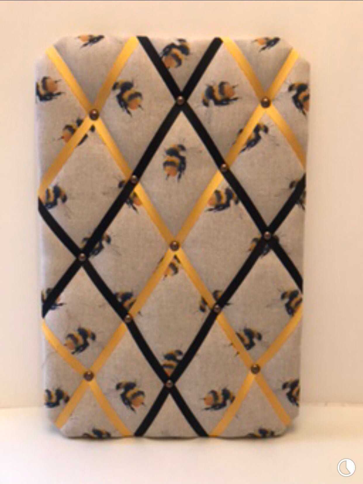 Bumblebee Fabric Linen Look Digital Print - Etsy UK