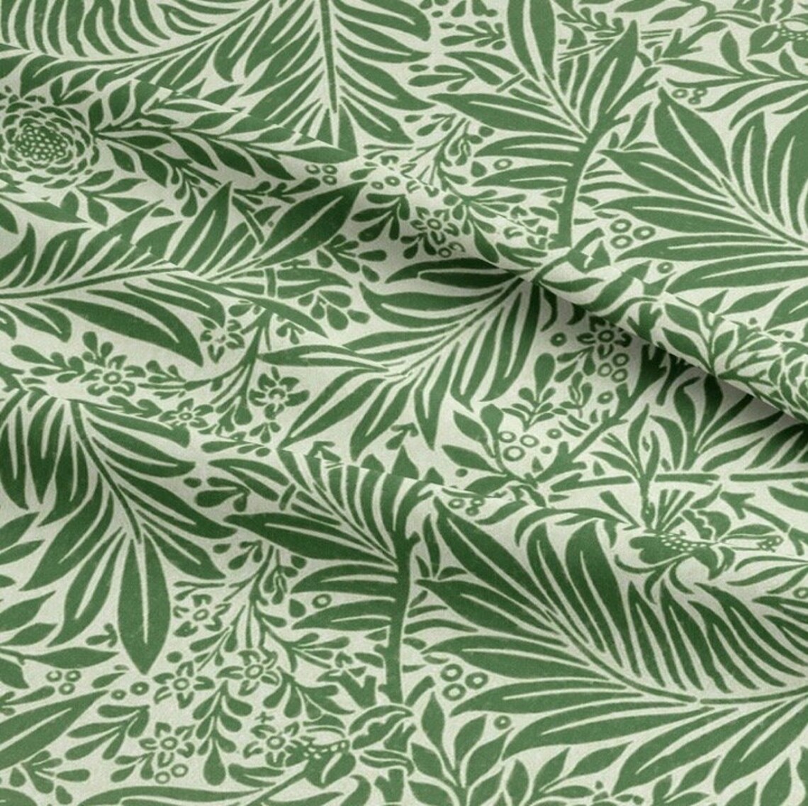 William Morris Larkspur Fabric - Sage - 100% Cotton - Etsy