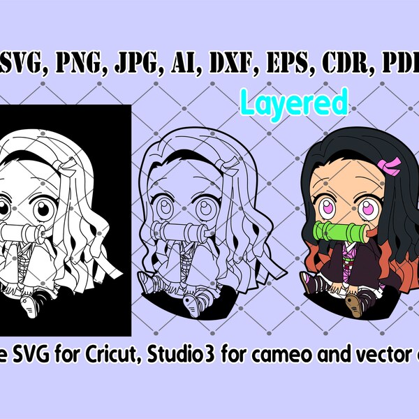 Nezuko Svg - Etsy Australia